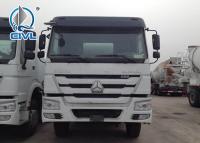 China HOWO Euro II  Concrete Mixer Trucks 6X4 Volumetric Concrete Mixer truck  8m³ Body Capacity White color for sale