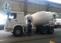China Diesel Fuel Type Concrete Mixing Equipment , Sinotruk Howo 336hp 6x4 8m3 Cement Mixer Truck With Italy Pump for sale