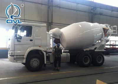China Diesel Fuel Type Concrete Mixing Equipment , Sinotruk Howo 336hp 6x4 8m3 Cement Mixer Truck With Italy Pump for sale