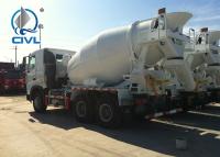 China SINOTRUK HOWO 6x4 concrete mixer truck, red, 299hp, 336hp, 371hp, 380hp for sale