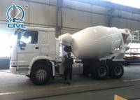 China HOWO Sinotruk Concrete Mixer Trucks 8cbm 6x4  371 hp 20-60 ton  With Italy Motor And Pump for sale