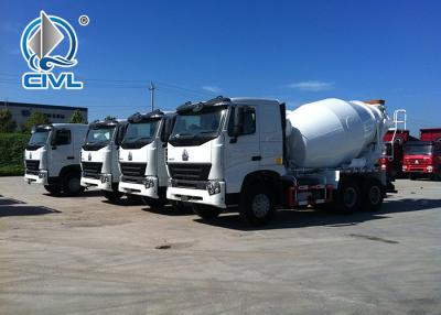 China Sinotruk Howo7 10CBM Trailer Mounted Concrete Mixer Truck RHD 6X4 Concrete Mixer Pump Truck for sale