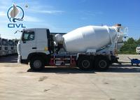 China Sinotruk Howo7 10CBM Trailer Mounted Concrete Mixer Truck RHD 6X4 Concrete Mixer Pump Truck for sale