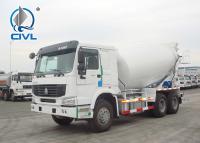 China Sinotruk HOWO 6x4 Concrete Mixer Truck with Euro III standard ZZ1257M3641W, tank volume 10m3 for sale
