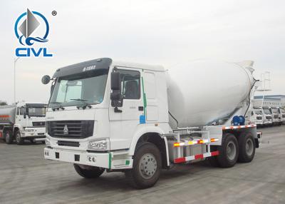 China Sinotruk HOWO 6x4 Concrete Mixer Truck with Euro III standard ZZ1257M3641W, tank volume 10m3 for sale