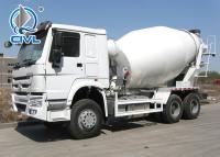 China EUROII Sinotruk HOWO Mobile Concrete Mixer Truck with 10CBM tanker  RHD 10 Wheels 336HP Engine for sale