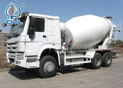 China 6 x 4 Driving Cement Mixer Truck Concrete Mixing Equipment With 10 CBM Mixer Tank  10 Speeds for sale