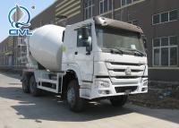 China EUROII Sinotruk HOWO Mobile Concrete Mixer Truck with 10CBM tanker  RHD 10 Wheels 336HP Engine for sale