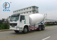 China ZZ1257M3247W 266HP SINOTRUK HOWO 6X4 Italian Pump 6-7m3 Concrete Mixer Truck for sale