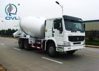 China SINOTRUK HOWO 6x4 concrete mixer truck, red, 299hp, 336hp, 371hp, 380hp for sale