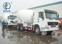 China Sinotruk  Diesel Concrete Mixer Trucks 375hp 130hp ,Concrete mixing truck for sale