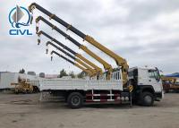 China HOWO Truck Mounted Crane 4 x 2 With Air Brake XCMG Crane SQ6.3SK2Q 6000KG for sale