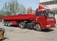 China SINOTRUK Front Lifting 50 Ton 3 Axle Semi Trailer Dump Truck for sale