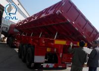 China SINOTRUK Front Lifting 50 Ton 3 Axle Semi Trailer Dump Truck for sale