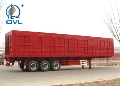 China Side Dump 3 Axle 40T Semi Trailer Trucks for sale