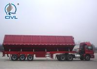 China SINOTRUK Mechanical Suspension Tri Axle Semi Trailer Trucks for sale