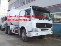 China Sinotruck 6 x 4 Euro II 336 HP Engine Cement Mixer 12m3 Truck Concrete Mixing Equipment for sale