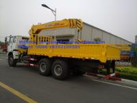 China SINOTRUK HOWO 6X4 Truck Mounted Crane 12 Tons With Warranty  Truck with Loading Crane for sale