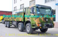 China SINOTRUK HOWO  8x8 All Wheel Cargo Truck 371HP heavy duty box truck EUROII/III LHD RHD for sale