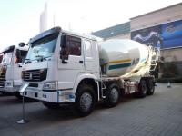China 8x4 Sinotruk Concrete Mixer Trucks, EURO II, 299hp- 380hp concrete mixing equipment for sale