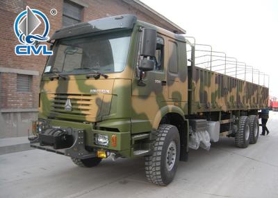 China 6x6 371hp All Wheel Drive Sinotruk Howo7 Cargo 30-60 Tons Load Capacity High - Brightness Headlights green color for sale