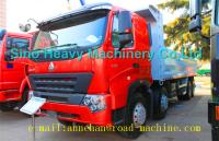 China 60T Sinotruck Howo A7 Heavy Duty Dump Truck 8x4 12 tires EuroII  371hp Tipper truck for sale