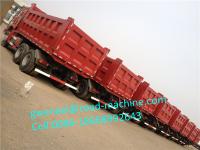 China 30t heavy Dump Truck 10 Wheel 336hp / 371hp tipper truck HOWO 6 x 4 Hyva Hydraulic Front lift  yellow color for sale