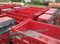China 30t heavy Dump Truck 10 Wheel 336hp / 371hp tipper truck HOWO 6 x 4 Hyva Hydraulic Front lift  yellow color for sale
