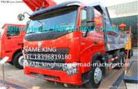 China SINOTRUCK HOWO A7 DUMP TRUCK 6 x 4 A7-W low floor board long cab with one sleeper, with air conditioner for sale
