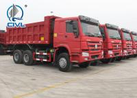 China Dump Truck Heavy Duty Dump Truck 10-24m3 Volume 6800*2300*800 HOWO 371hp Tipper truck Yellow color for sale