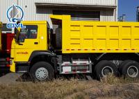 China Sinotruk HOWO7 Red 336 Hp New Diesel Fuel Type Dump Truck With Q345 Steel Heavy Tipper for sale