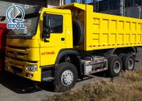 China 10 Wheels New Heavy Duty Dump Truck 371HP LHD 10 - 25 CBM For Mining Industry yellow color for sale