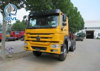 China 10 Wheels New Heavy Duty Dump Truck 371HP LHD 10 - 25 CBM For Mining Industry yellow color for sale