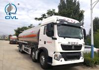 China SINOTRUK 38000L Oil Tanker Truck 8*4 , HOWO Fuel Tanker Truck for sale