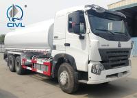 China 15m3 16m3 18m3 White Color Water Tank Truck ZZ1257M4641W 290hp Howo 6*4 for sale