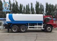 China sinotruk howo water tanker trailer 6 x 4 25000l sprikler12.00r22.5 tires with one spare tire for sale
