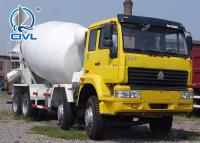 China SINOTRUK HOWO 8 x 4 Concrete Mixer Trucks  Engine 371HP Concrete Mixing Equipment 10-16cbm Tank volume for sale