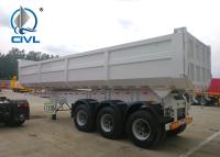 China Hydraulic Tipper Trailer 3 Axle 60 Tons Loading Capacity, Dump Trailer Truck for sale
