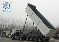 China Hydraulic Tipper Trailer 3 Axle 60 Tons Loading Capacity, Dump Trailer Truck for sale