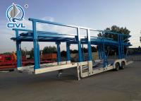 China 18m Vehicle transport trailer , car carrier 28ton 3.5' inter-changeable Pin for sale