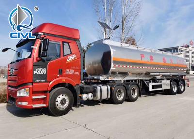 China 45T Fuel/Gasoline/Chemistry Liquide/ Enclosed Tractor Semi-Trailer Trucks Fuel Tank Semi Trailer for sale