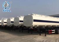 China Howo 23000l Aviation Fuel Tank Trailer Oil Tanker Lorry With Pump And Pipe for sale