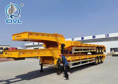 China 3 Axles 40 Feet Container Carrying Semi Trailer Trucks With JOST Landing Leg for sale