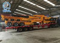China 3 Axle 2 x 20ft / 40ft 12500mm Flatbed Container Semi Trailer / Trailer Chassis for sale