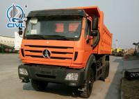 China Orange Beiben 6x4 dump truck 350hp / 375hp Weichai engine loading 35t - 40t for sale