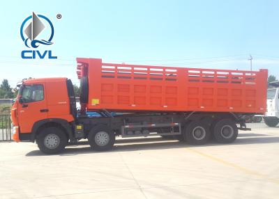 China New Tipper Truck 371HP EUROII engine12 Wheels LHD 31tons 30CBM ZZ3317N3567W for sale