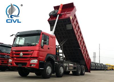 China Sinotruk 12 Wheels Howo 8x4 Dump Truck Tipper 25M3 Front Lifting for sale