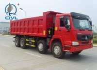 China 60T 8 X 4 Heavy Duty Dump Truck With 30Cubic bucket and Front lifting of HOWO7 for sale