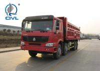 China HOWO Manual 8x4 Dump Truck , 30 Ton International Dump Trucks for sale