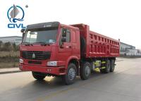 China 60T 8 X 4 Heavy Duty Dump Truck With 30Cubic bucket and Front lifting of HOWO7 for sale